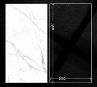 China First Choice 1600*3200 Calacatta Glazed Sintered Stone Slab for Countertop and Island Top for sale