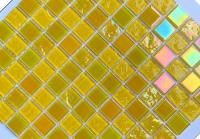 China Room Occasion Luminous Swimming Pool Crystal Tempered Glass Mosaic with Glass Technique for sale