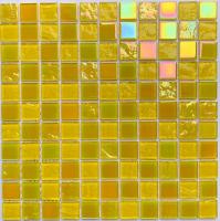 China Room Occasion Luminous Swimming Pool Crystal Tempered Glass Mosaic with Glass Technique for sale
