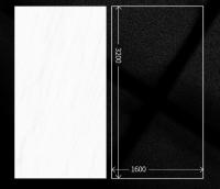 China Polished Glazed Slab Marble Bathroom Vanity with Blanco Carrara Sintered Stone Top for sale