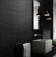 China Glossy Luster Black 20mm Hexagon Floor Tiles for Vitrified Technique in Bathroom for sale