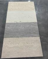 China 600x1200 Porcelain Floor Tiles 3D Travertine Bright Tile for Contemporary Living Room for sale
