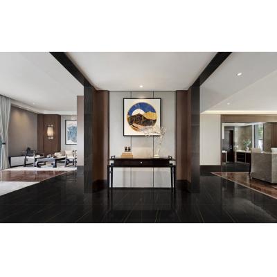 China Black and White Irregular Stone Mosaic Pool Tile Water Absorption 0.5% for Outdoor for sale