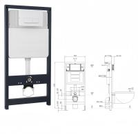 China Modern Auto Open Electronic Toilet with Hidden Water Tank and Intelligent Technology for sale