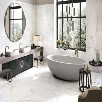 China Floor Tiles Villa Porcelain White Galaxy Quartz Tile Beige Bathroom Marble Granite for sale