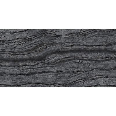 China Black and Gold Royal Black Tiles in 600*600 Floor Specification with Glossy Luster for sale