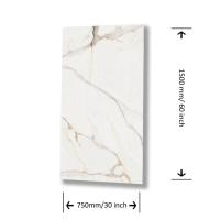 China Floor Tiles Villa Porcelain White Galaxy Quartz Tile Beige Bathroom Marble Granite for sale