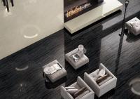 China Black and Gold Royal Black Tiles in 600*600 Floor Specification with Glossy Luster for sale
