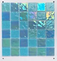 China Glass Technique Grey Swimming Pool Mosaic Tiles for a Timeless Look in Outdoor Pool for sale