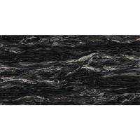 China Black Stone Tile Black and Gold Tiles Dubai Import Irregular Stone Mosaic Pool Black Pebble for Wall for sale