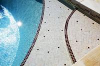China Glass Technique Grey Swimming Pool Mosaic Tiles for a Timeless Look in Outdoor Pool for sale
