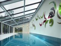 China Building Material Swimming Pool Tiles Standard Glass Non-Slip Mosaic Sticker for Room for sale