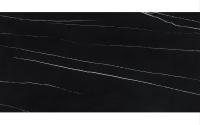 China Black Quartzite Floor Wall Tile in Charcoal Black Tiles Black Marbuel Style for Bathroom for sale