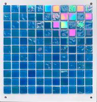 China 300*300*8mm Porcelain Mosaic for Indoor Swimming Pool Hotel Building Material for sale