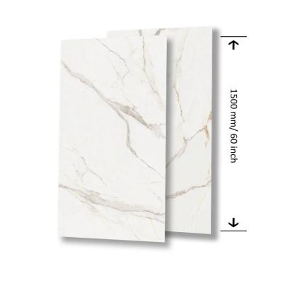 China 750x1500 Vitrified Floor Tiles Carrara Porcelain Ceramic Tile for Kitchen and Lobby for sale