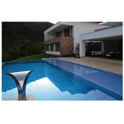 China 306x306MM Non-Slip Swimming Pool Tile Glass Mosaic for Room Decoration Hand Painted for sale