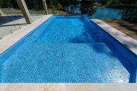 China 306x306MM Non-Slip Swimming Pool Tile Glass Mosaic for Room Decoration Hand Painted for sale