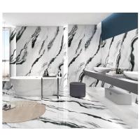 China Black Forest Marble Look Ceramic Tiles 60x120 in Black and White for House Decoration for sale