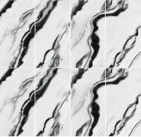 China Black Forest Marble Look Ceramic Tiles 60x120 in Black and White for House Decoration for sale