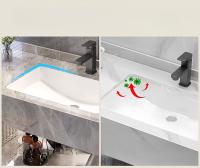 China Hotel Bathroom Vanity with Mirror Countertop in Modern Design Bathroom Mirrored Cabinet for sale