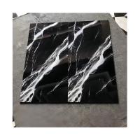 China Antibacterial Super Glossy Black Polish Porcelain Tiles 600 x 1200 for Bathroom Walls for sale