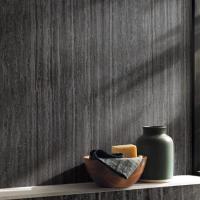 China Black Travertine 600 x 1200 Porcelain Marble Floor Tiles for Interior Exterior Spaces for sale