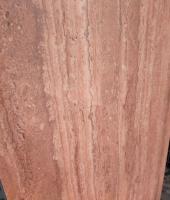 China Natural Polished Honed Red Travertine Slabs for Indoor Floor 60*120 Occasion Outdoor for sale