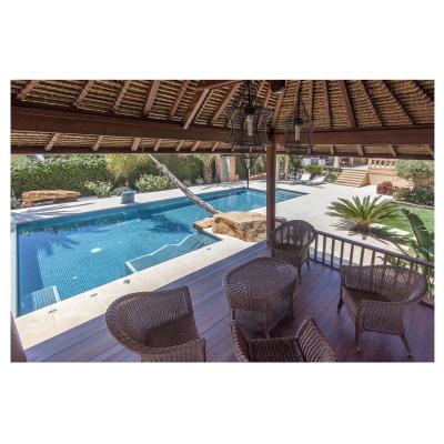 China Polished Glass Swimming Pool Mosaic Tile Shiny Mix Color Flower Pattern Egypt Colors for sale