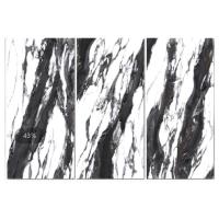 China 60x120 Shiny Black and White Stone Porcelain Floor Tiles for Modern Design 50 Pieces for sale