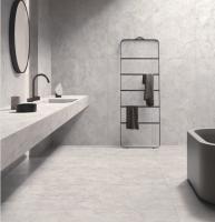China Travertine Look Non-Slip R11 600x600 Porcelain Floor Tiles in White for Outdoor Park for sale