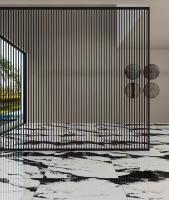 China 60x120 Shiny Black and White Stone Porcelain Floor Tiles for Modern Design 50 Pieces for sale