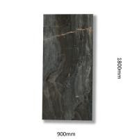 China Technique Vitrified Tiles Marble Effect Stair Step Tiles in Black 3D Floor Tiles for Hall for sale