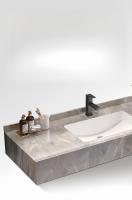 China Modern Style Bathroom Cabinets with Sink SLABS/SINTERSTONE Surface Treatment Included for sale