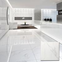 China Building Material Gloss White Ceramic Porcelanto Porcelain Tiles Floor for sale