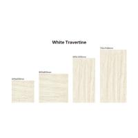 China 800 X 800mm Big Floor Indoor Stone Soft Ceramic Tile Beige Travertine Floor Tile for sale