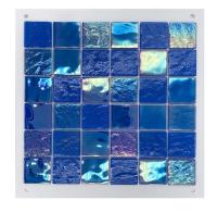 China Non-Slip Swimming Pool Mosaic Tiles in Standard Glass for Philippines Sheet Size 306x306M for sale