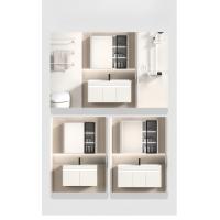 China Bathroom Sinks Vanity Cabinet Combination with Competitive and Modern Bathroom Mirror for sale