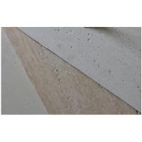 China White Travertine Beige Tile and Slab Flooring Stone Silicone Ivory for Outdoor Spaces for sale