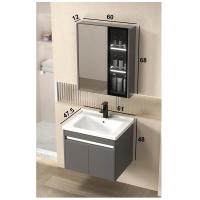 China Bathroom Sinks Vanity Cabinet Combination with Competitive and Modern Bathroom Mirror for sale