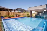 China Outdoor Swimming Pool Mosaic Tiles in Blue with Glittering Dolphins and Square Design for sale