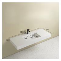 China Bathroom Countertop Organizer with White Ceramic Basin and SLABS/SINTERSTONE Material for sale