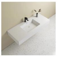 China Bathroom Countertop Organizer with White Ceramic Basin and SLABS/SINTERSTONE Material for sale