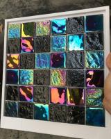 China Technique Glass Iridiscent Crystal Glass Mosaic for Swimming Pool Tile Type Wall Tiles for sale