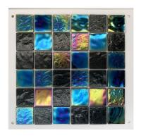 China Technique Glass Iridiscent Crystal Glass Mosaic for Swimming Pool Tile Type Wall Tiles for sale
