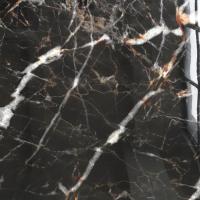 China Black Shiny Mirror Glass Polished Porcelain Floor Tiles 600x600 for Building Material for sale