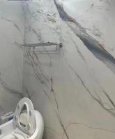 China 1200x2400mm Polished Porcelain Tile for Hotel Lobby Wall and Floor in Carrara White for sale
