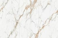 China Extra Large Format 2400mm White Marble Slab Commercial Floor Tile for Interior Design for sale