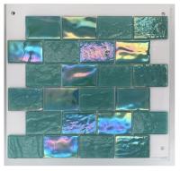 China 300*300mm Ceramic Mosaic Pool Tiles for Villa Sauna Blue Crystal Modern Design Style for sale
