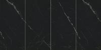 China 1200x2400mm Super Black Slate Gold Matt Finish Large Format White Vein Porcelain Tiles for sale