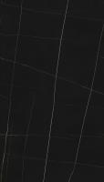 China 1200x2400mm Super Black Slate Gold Matt Finish Large Format White Vein Porcelain Tiles for sale